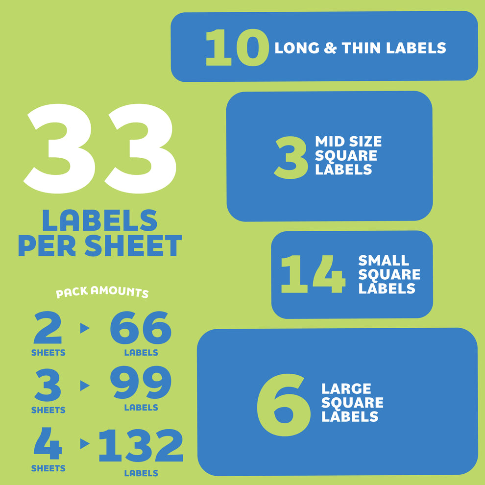 Assorted Name Labels | Label Land