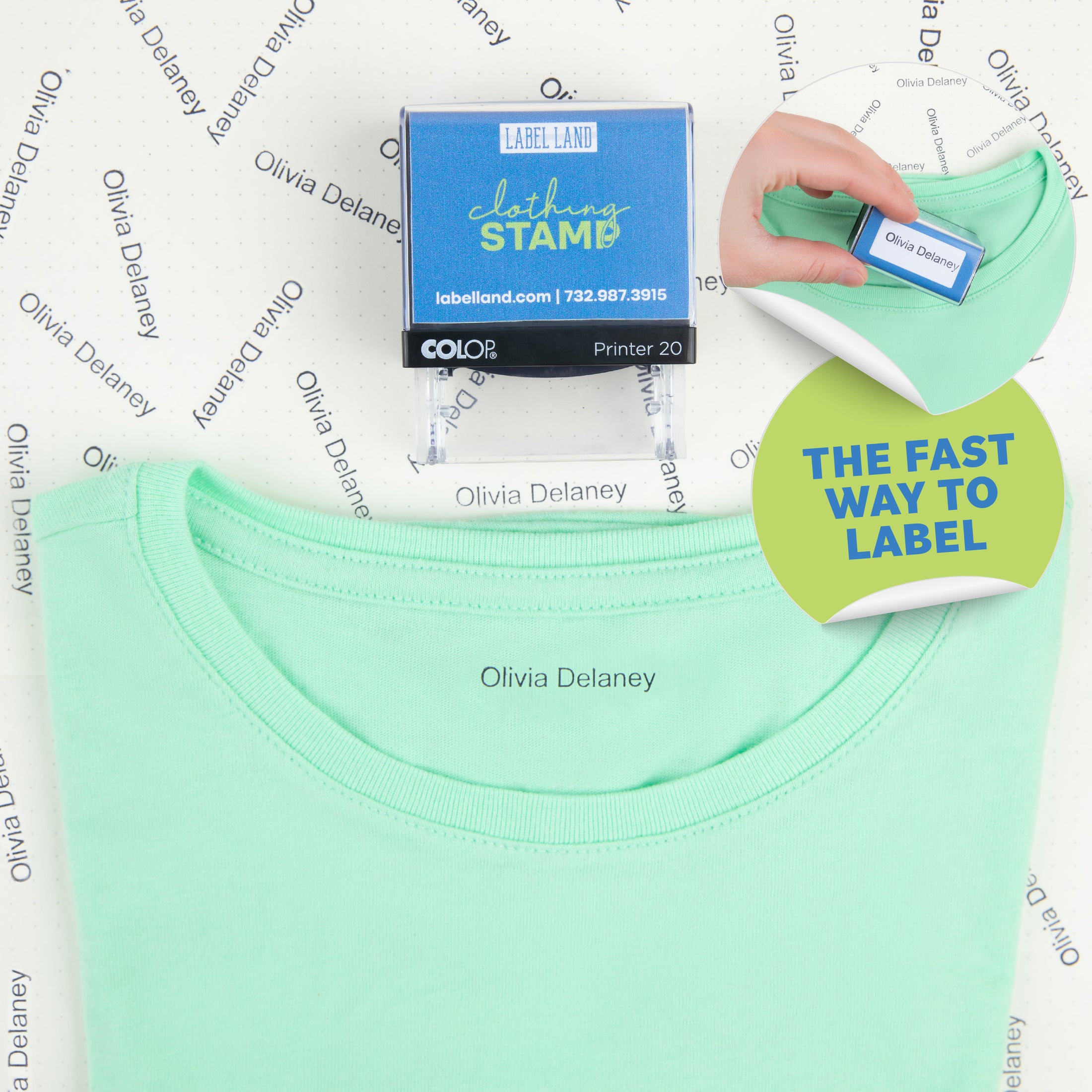Name stamp for clothing | Laundry Safe Name Labels
