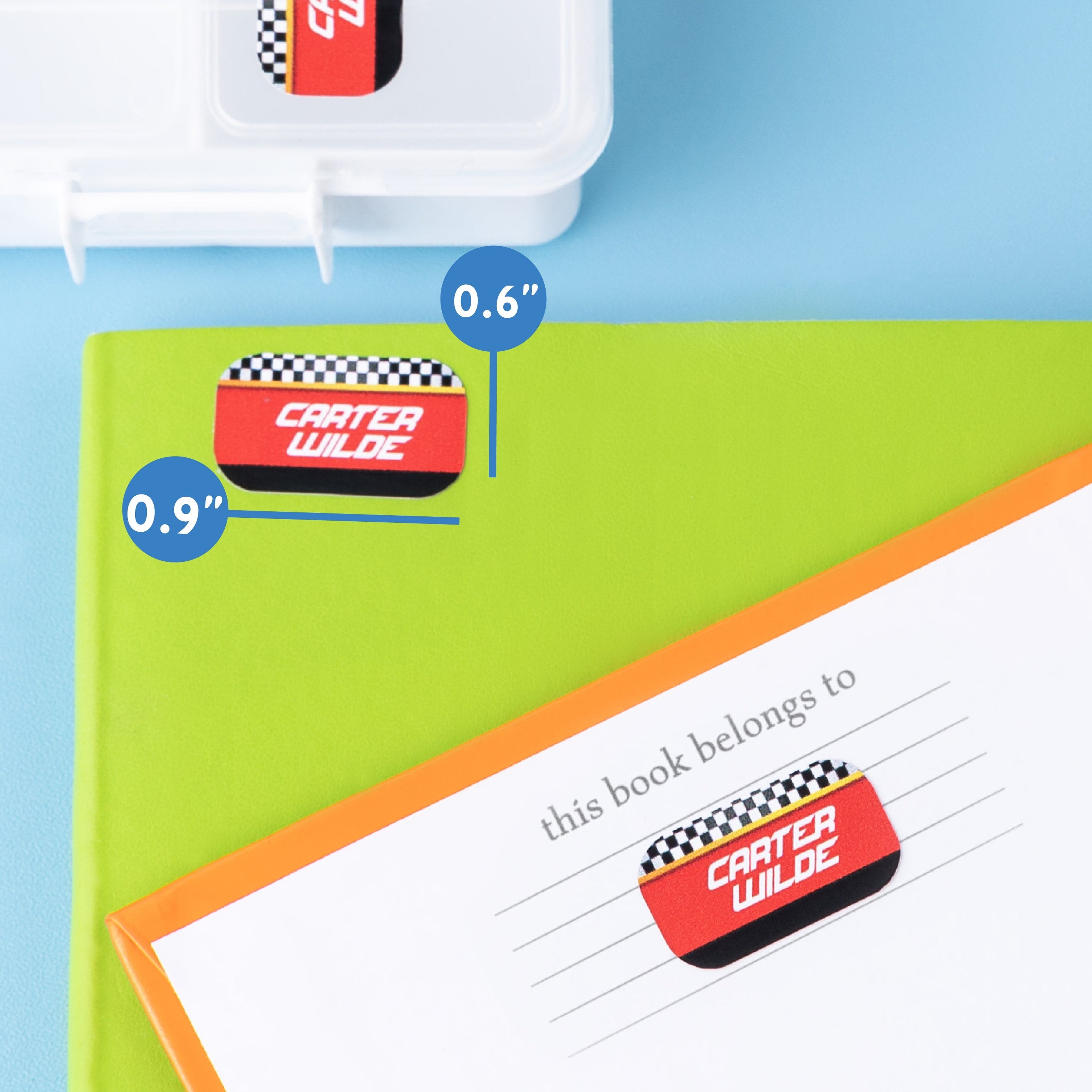Stick N' Wear® Labels | Border | Label Land