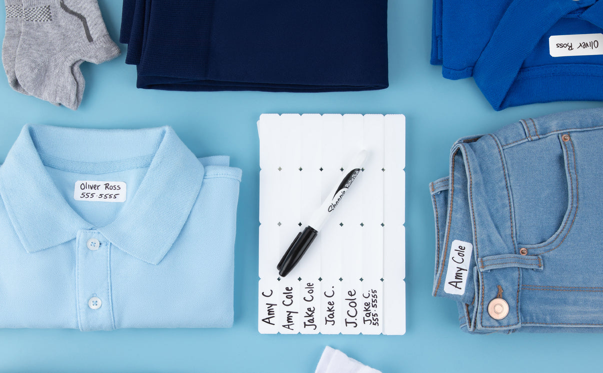 Large Writable Iron-On Name Labels for Clothing with Permanent Laundry ...