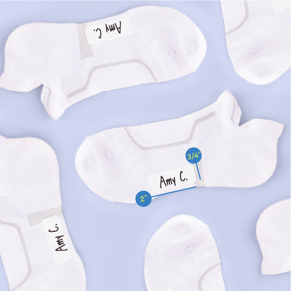 Large Writable Iron-On Name Labels for Clothing with Permanent Laundry ...