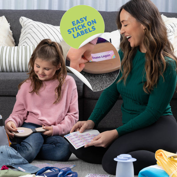 Medium Rectangle Name Labels | Leaf | Label Land