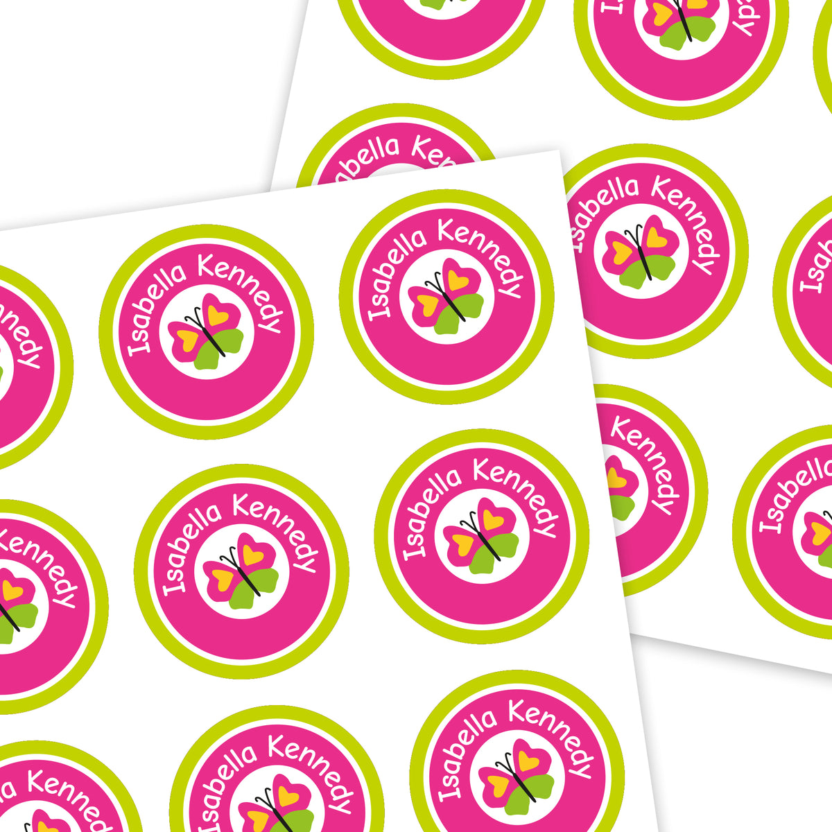 Medium Round Name Labels | Label Land