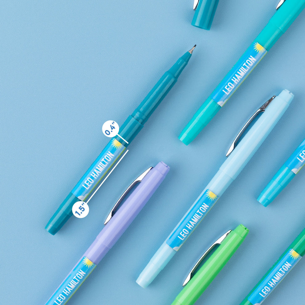 Mini Rectangle Name Labels | Solid | Label Land