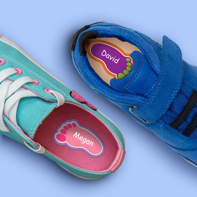 Shoe Labels | Watercolor | Label Land