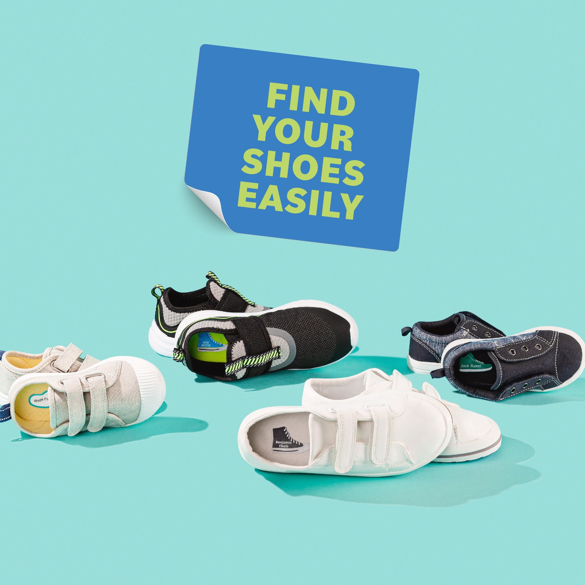 Shoe Labels | Gradient | Label Land