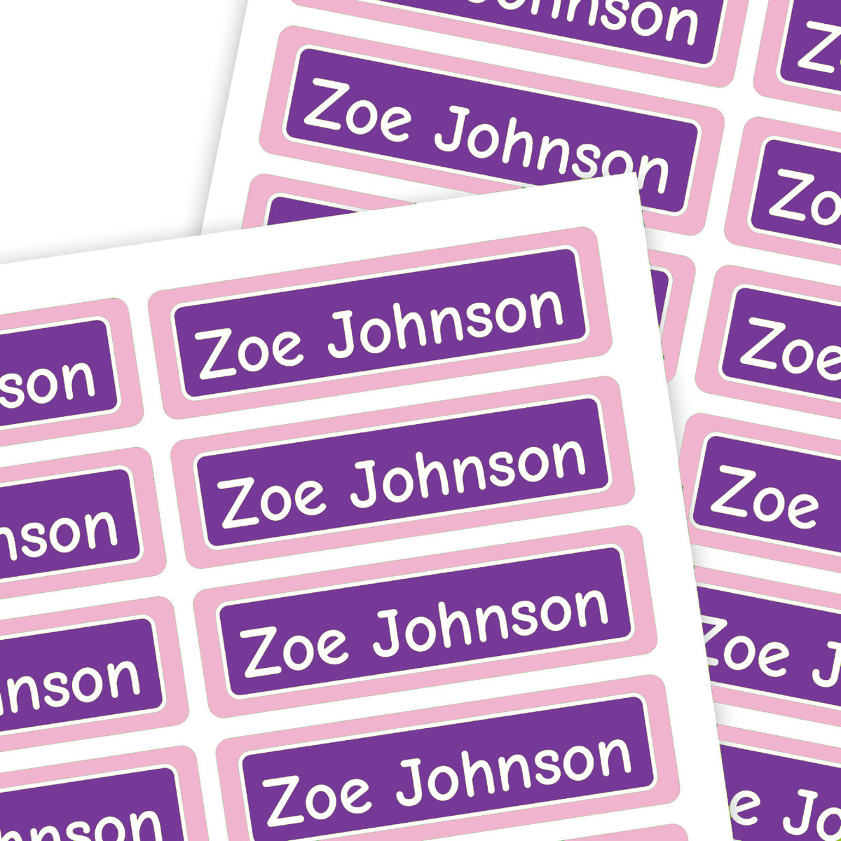 Medium Rectangle Name Labels | Border | Label Land